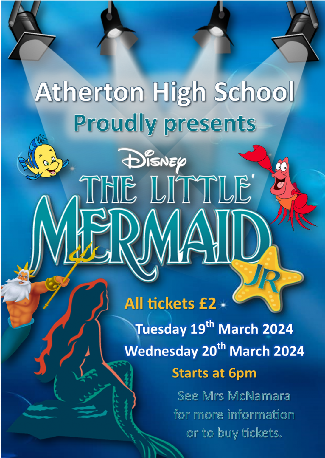 School production of ‘Disney’s The Little Mermaid Jr’ – Atherton High ...